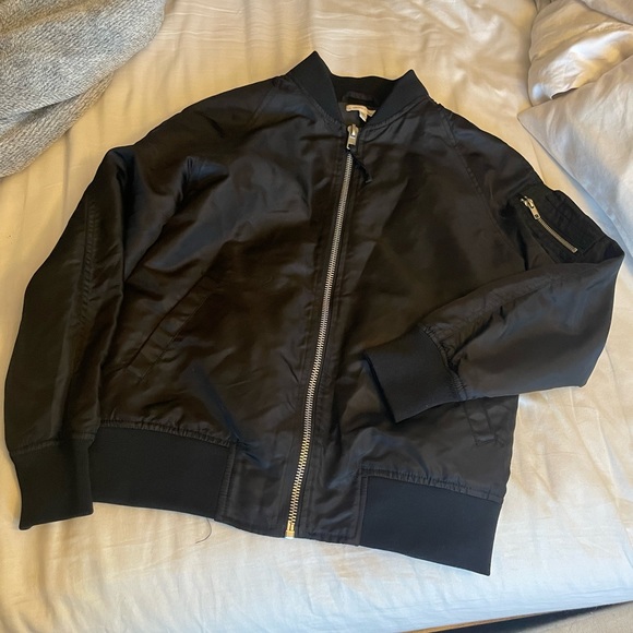 Urban Outfitters | Jackets & Coats | Black Bomber Jacket | Poshmark